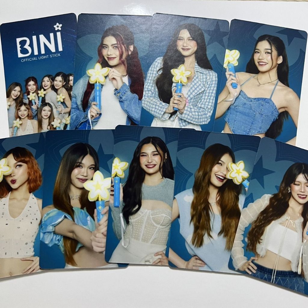 BINI Light Stick Photocards [UNOFFICIAL] | Shopee Philippines