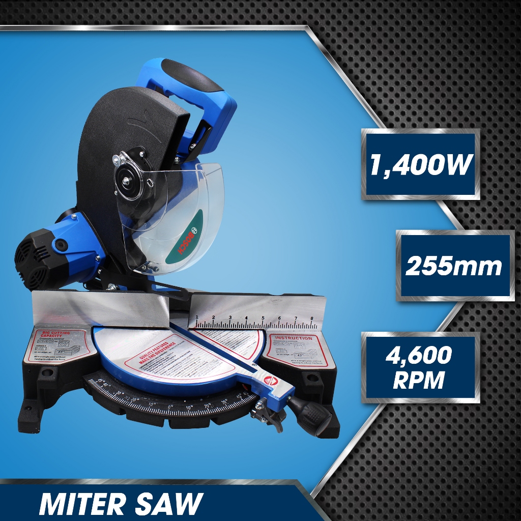 Powerful Heavy-Duty Electric Miter Saw (255mm) | Shopee Philippines
