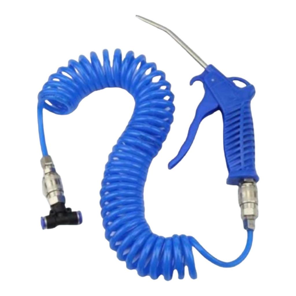 Pneumatic Dust Blowing Gun with PU air compressor telescopic spiral ...