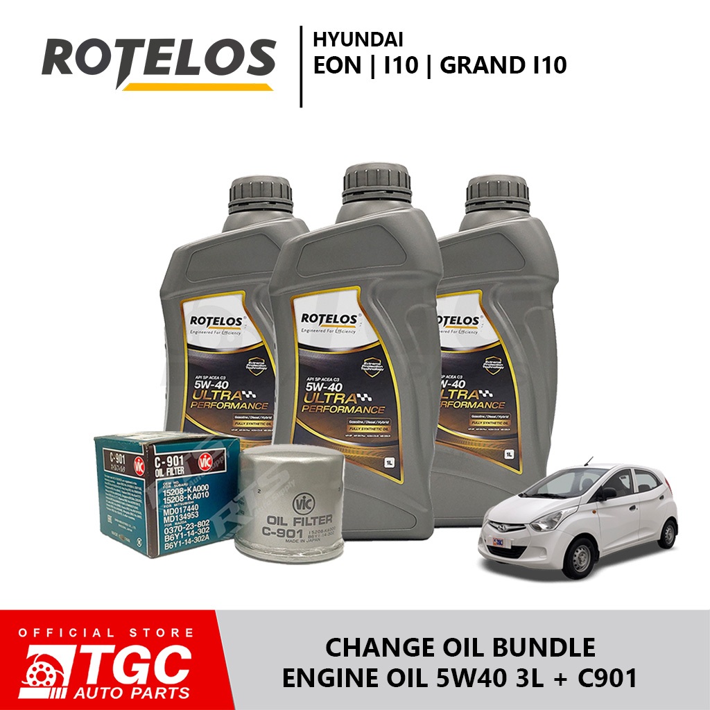 Hyundai i10 2009 - Up / Eon 2011 - Up Rotelos 5w-40 Fully Synthetic ...