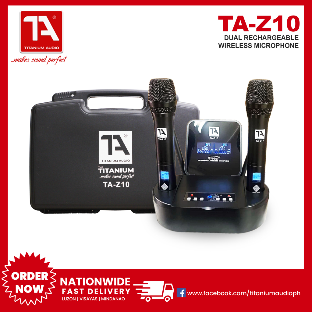 TA-Z10/UHF Rechargeable Wireless Microphone-32 Channel/Frequency range ...