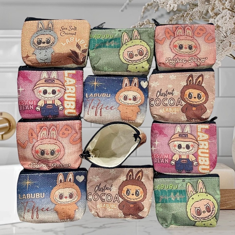 Labubu Doll Keychains Hanging Charms l Labubu Coin purse wallet ...
