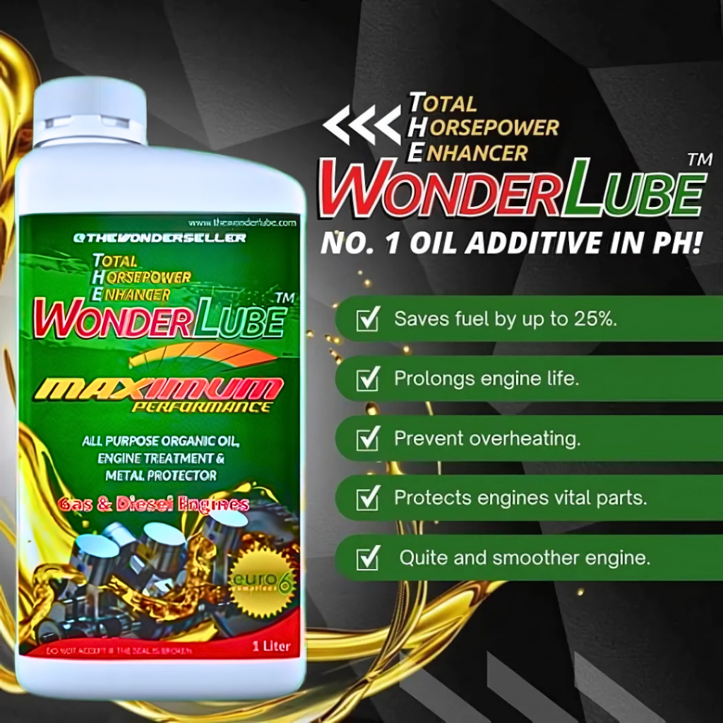 The Wonderlube Maximum Performance Oil Enhancer 1 LITER | Shopee ...