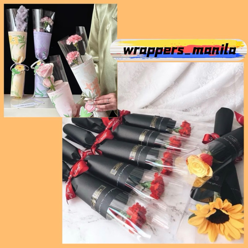 20pcs per Pack Single Stem Rose Wrappers Bouquet Wrapping Paper ...