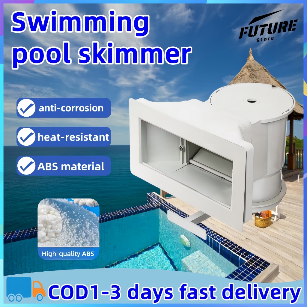 12.5L Swimming Pool Wall Skimmer with Strainer Standard Wide Mouth ...