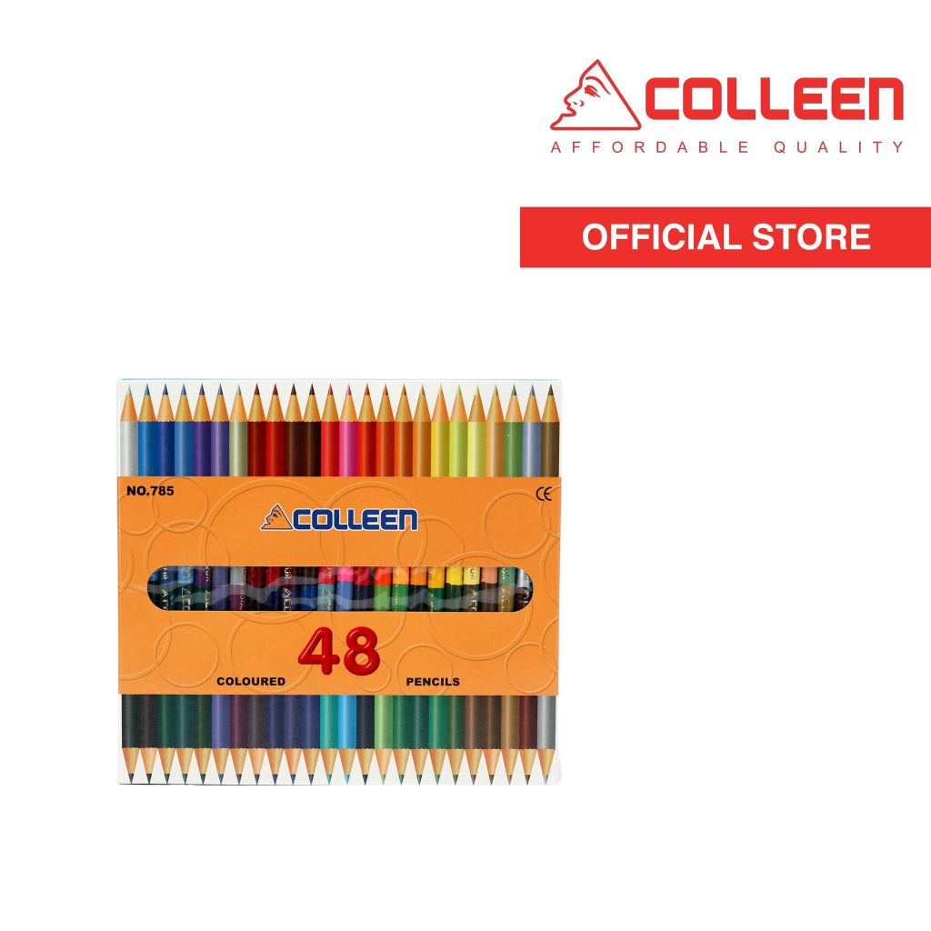 COLLEEN Dual Tip Color Pencil | 24s | 48c | 3.0mm | Round | 785 ...