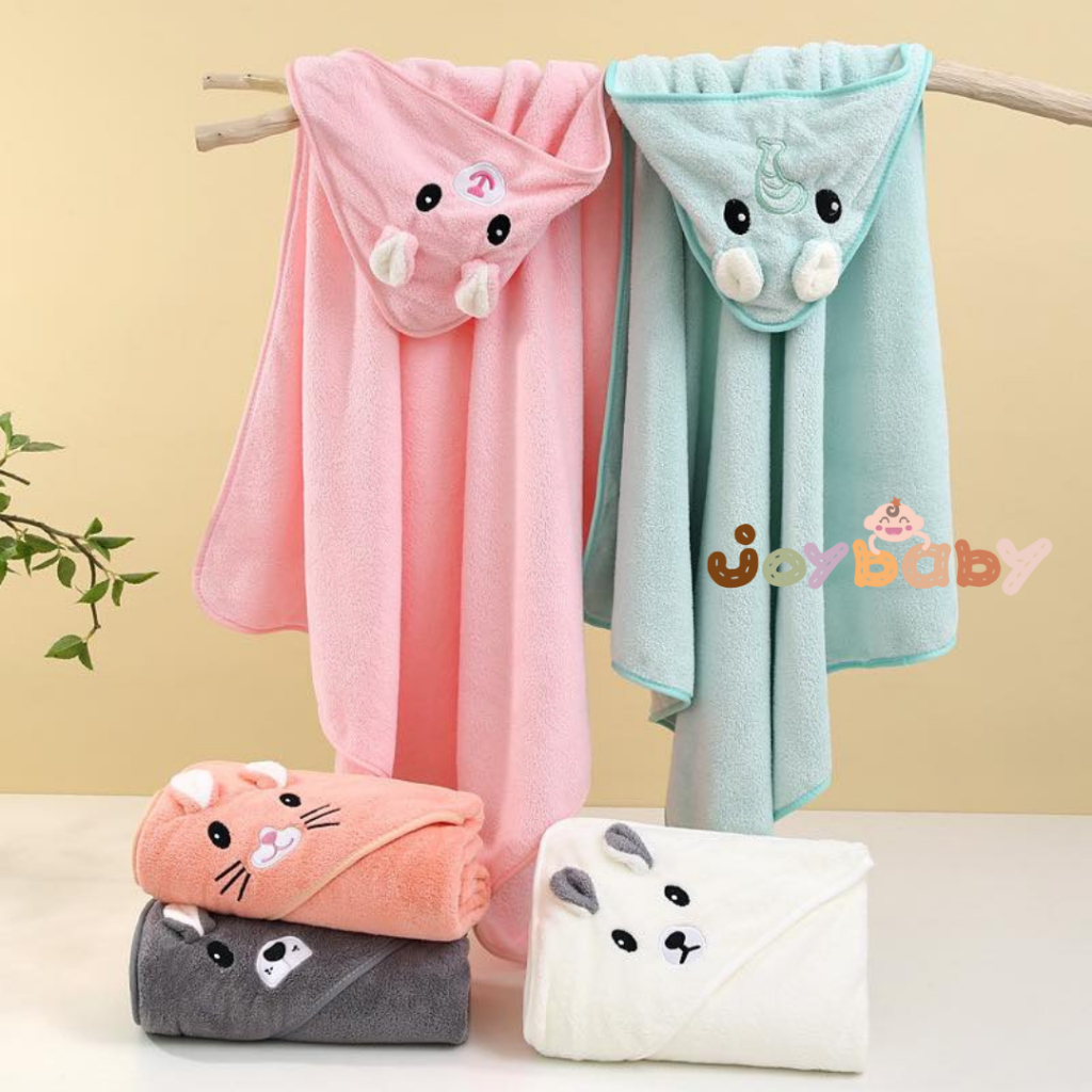 Hooded Baby Blanket Pranela Swaddle Bath Towel Flannel Babies Newborn ...