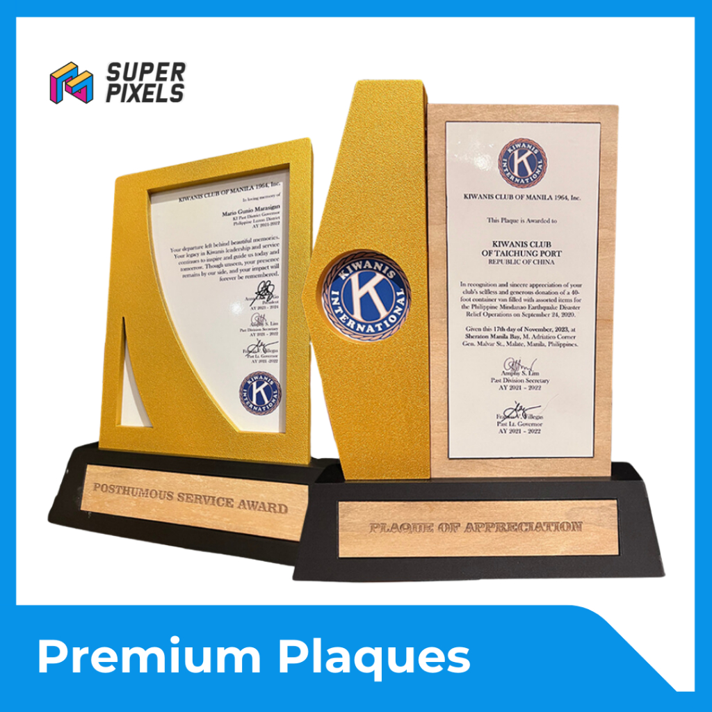 Premium Plaques with Acrylic and basswood | Shopee Philippines