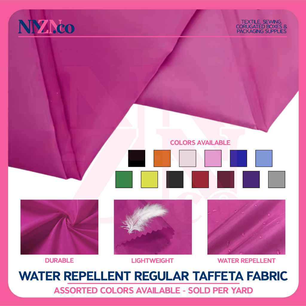 NNZN Water Repellant Imported Taffeta Fabric 60" Width Nylon Cloth ...