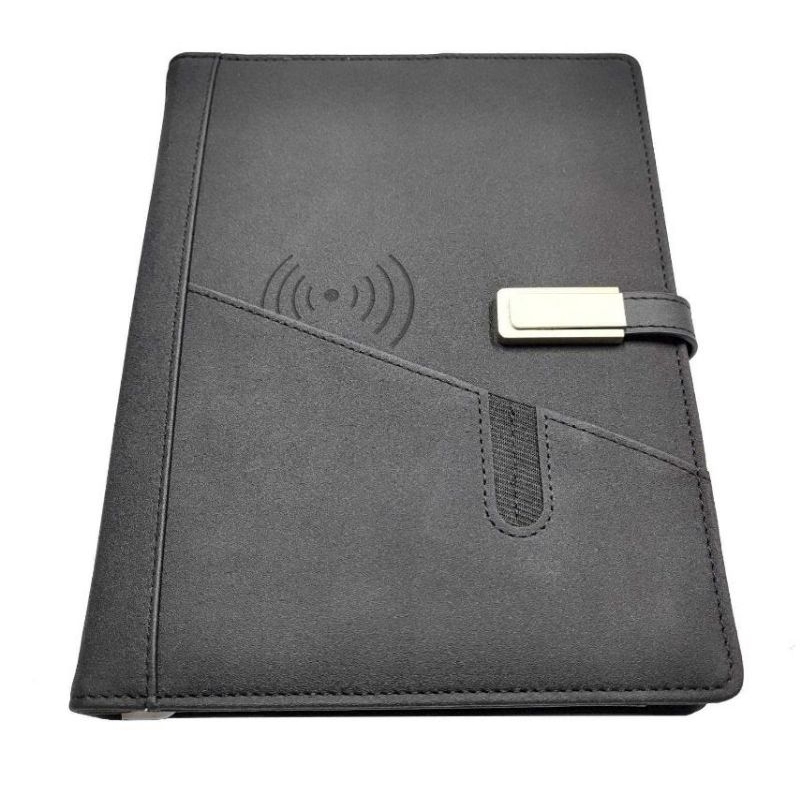 Planner with USB and powerbank Notebook with wired and wireless ...