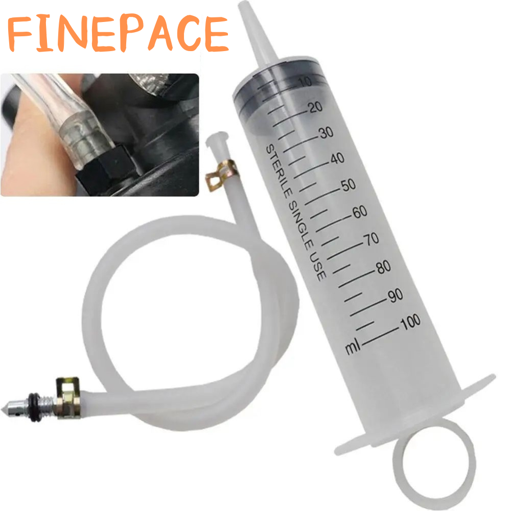 Motorcycle Bleed Kit 100ml Universal Brake Caliper Gas Bleeder Syringe ...