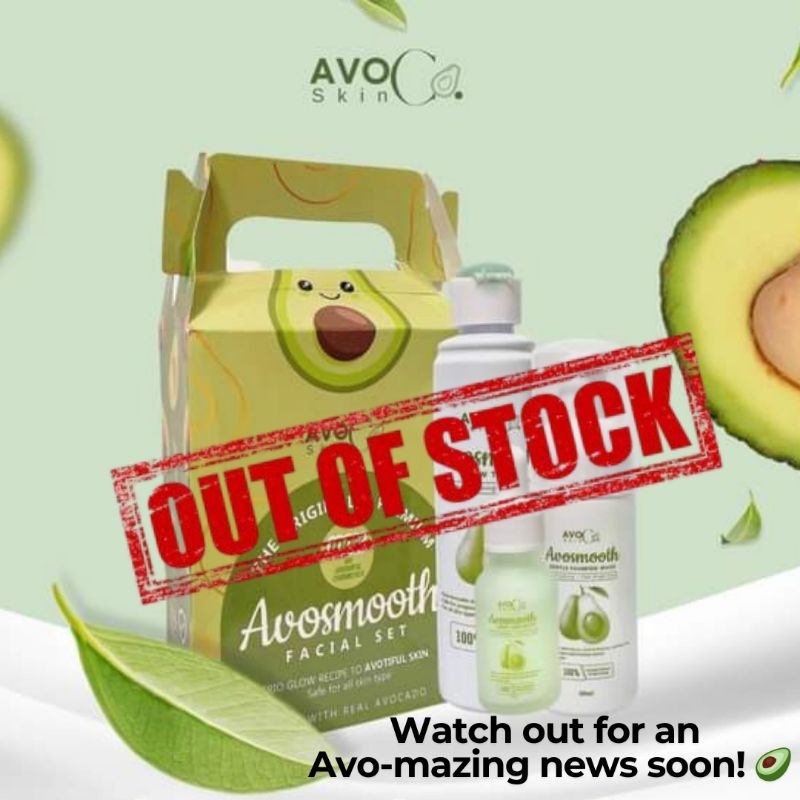 BUY 1 TAKE 1 FREE! Avo Skin Co. AvoSmooth Facial Set - Foaming Wash Glow Toner Dewy Serum ...