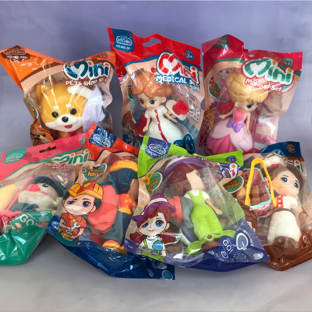 JLT Mini Kitchen Sachet Toys Pretend Playhouse value pack | Shopee ...