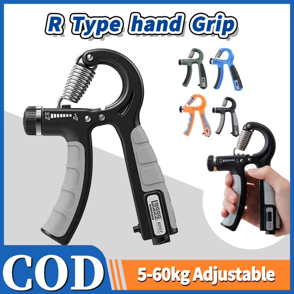 Hand Grip Strengthener Professional gripper R Type Adjustable Exerciser ...