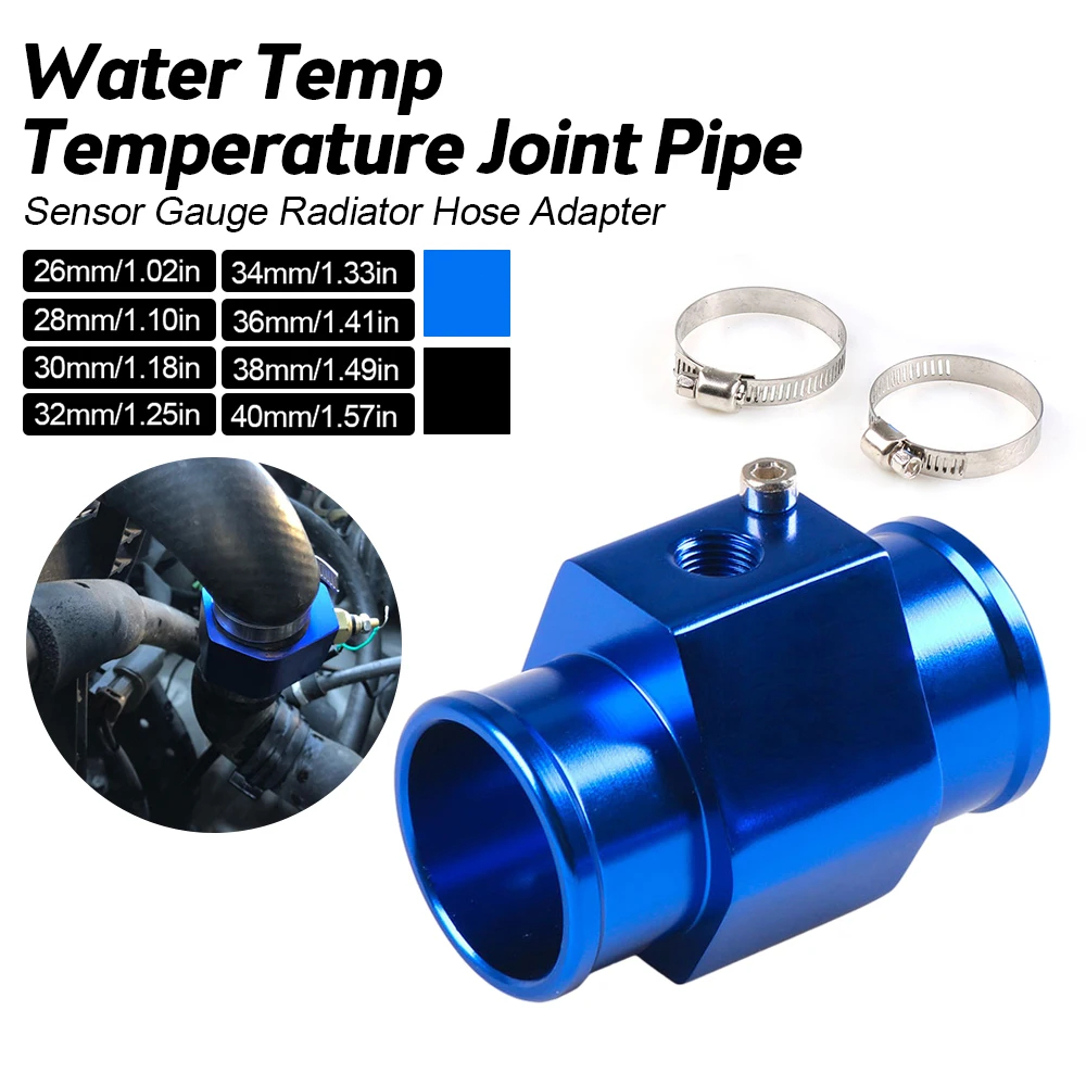Aluminum Water Temperature Gauge Meter Joint Pipe Radiator Sensor ...