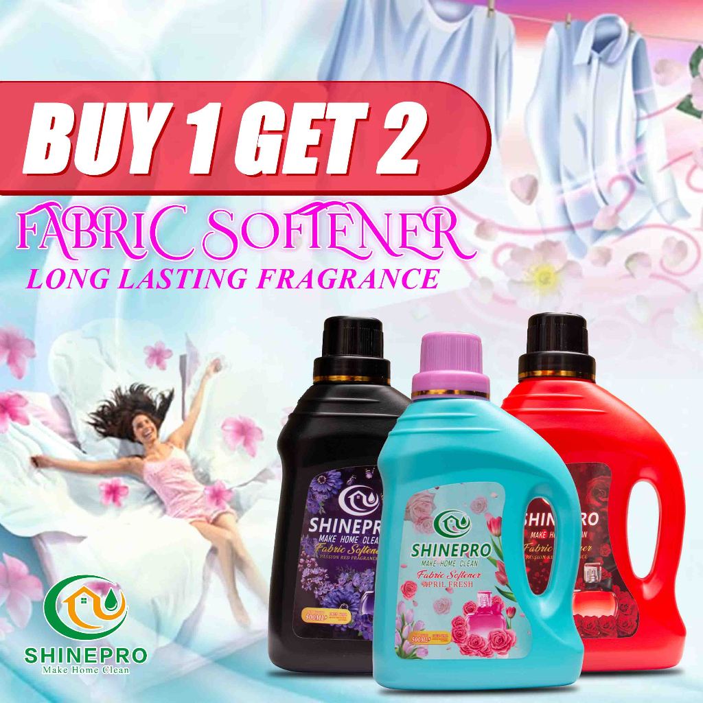 Shinepro Buy1Get2 Fabric Softener 560ml, Long Lasting Fragrance, Care with Fabric, Concentrated ...
