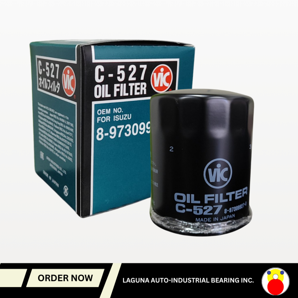 VIC Oil Filter C-527 for Isuzu Crosswind 2007-2019 Dmax 2003-2013 ...