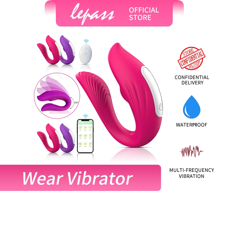 Lepass Remote Control Wear Vibrator Sucking Vibration Wireless Aldult ...