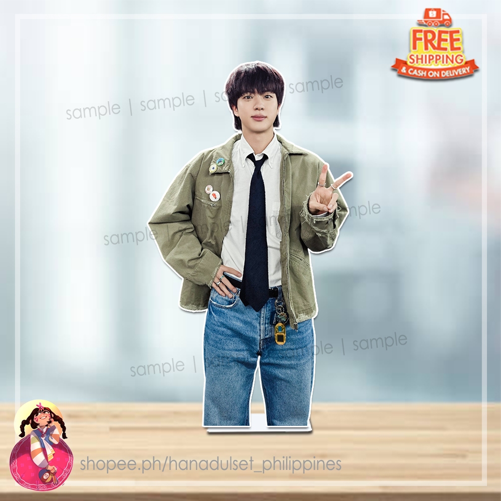 bts Jin Standee Happy half body version 7 | hdsplus | Shopee Philippines