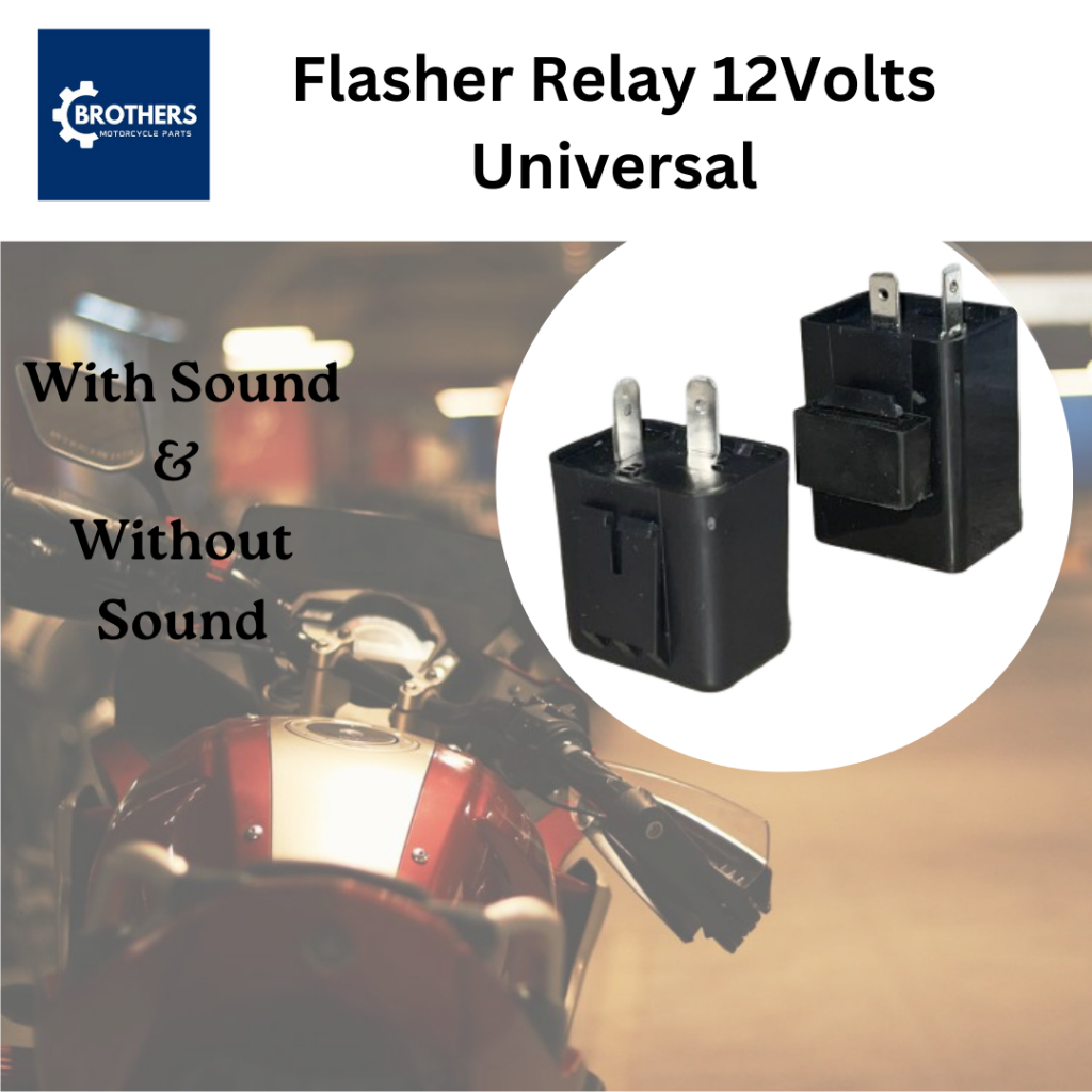 Flasher Relay 12Volts Universal (With Sound & Without Sound) | Shopee ...