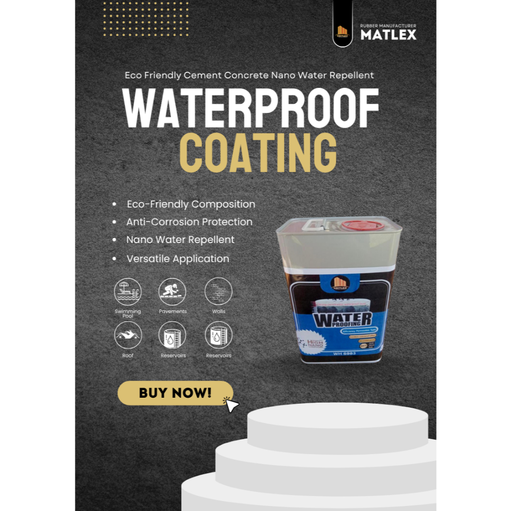 Waterproof Coating Eco Friendly Cement Concrete Nano Water Repellent 4 ...