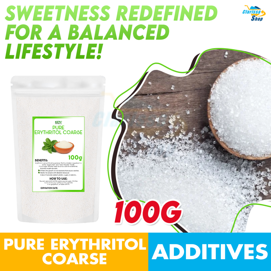 Pure Erythritol Coarse 100g | Shopee Philippines