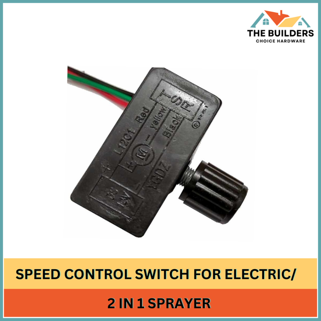 SPEED CONTROL SWITCH FOR ELECTRIC SPRAYER/2 1N 1 12V | Shopee Philippines