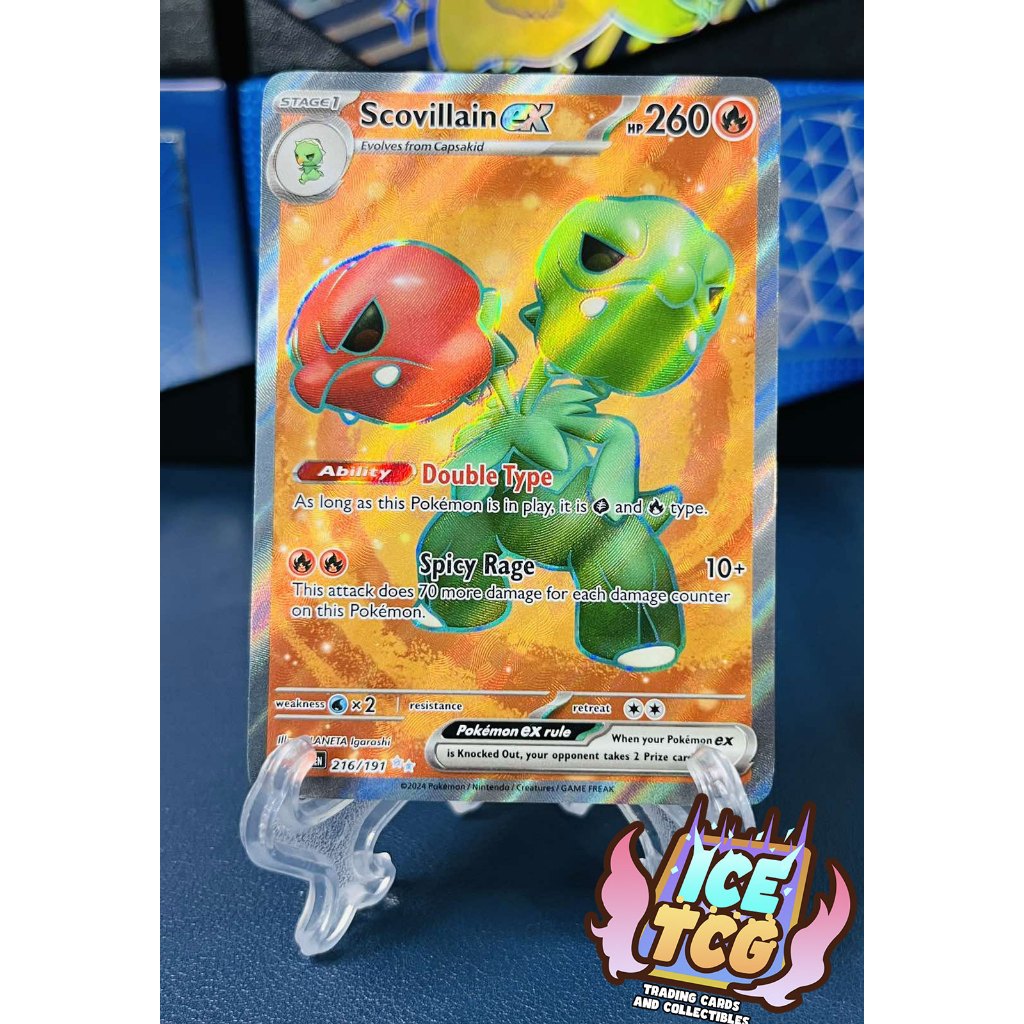 Scovillain ex - 216/191 - Full Art Secret Rare (SSP) | Shopee Philippines