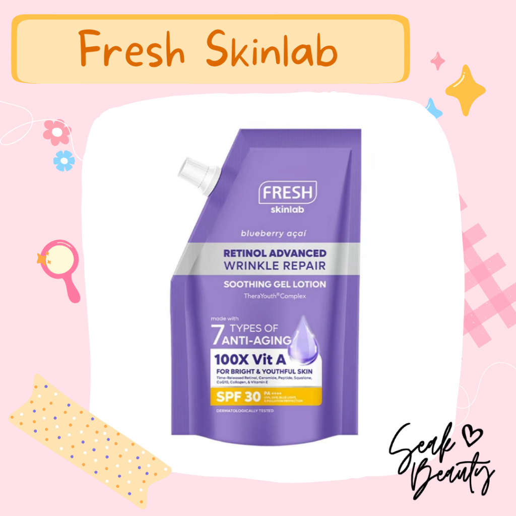 Fresh Skinlab Retinol Advanced Wrinkle Repair Blueberry Acai Soothing ...
