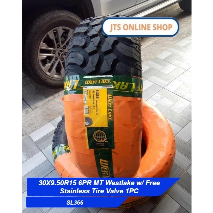 30X9.50R15 6PR MT Westlake w/ Free Stainless Tire Valve 1PC | Shopee Philippines