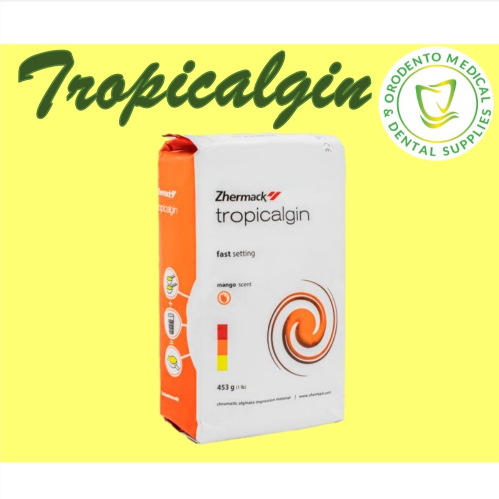 Zhermack Tropicalgin Alginate 453 grams Mango Scent Normal set | Shopee ...