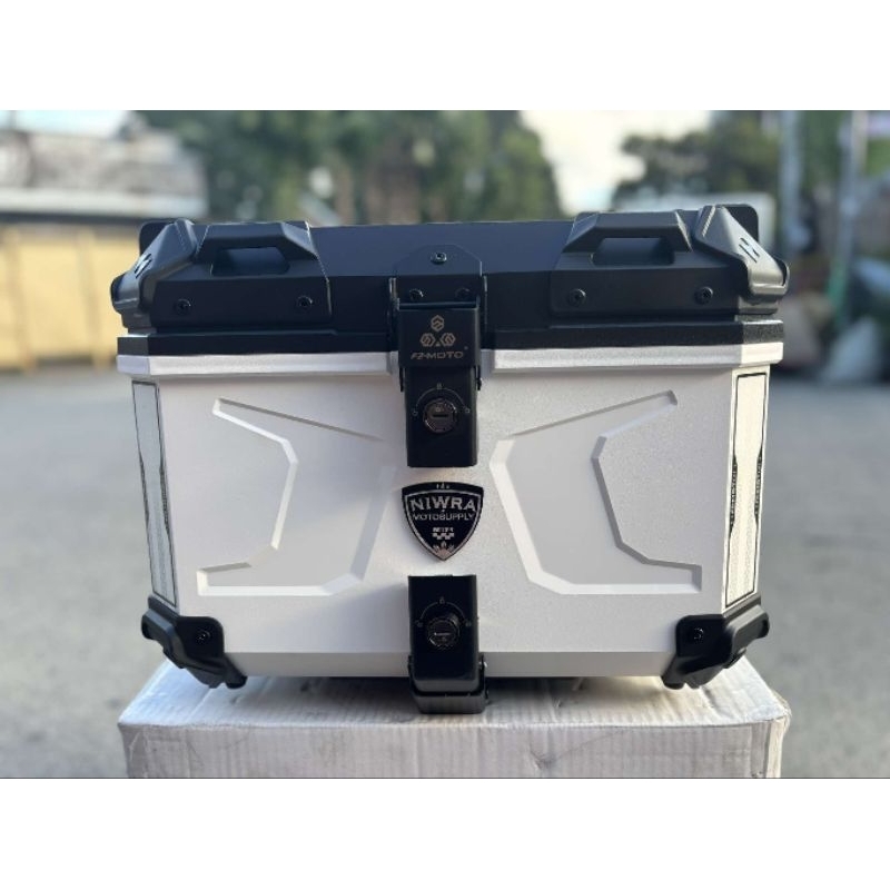 Niwra Hard Plastic Top Box 45L with Backrest | Shopee Philippines