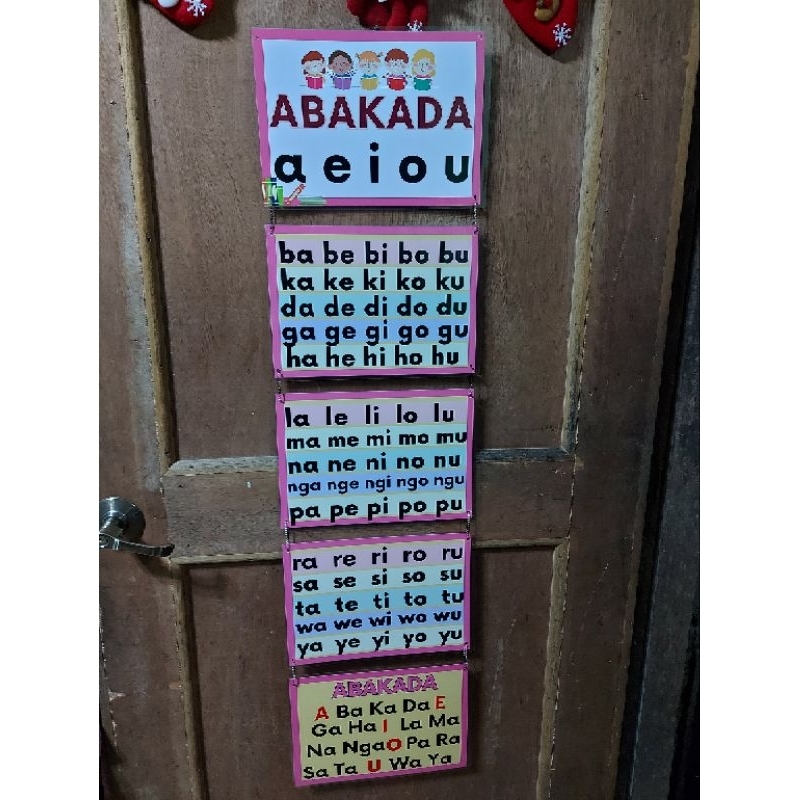Laminated ABAKADA 5pages a4 size | Shopee Philippines