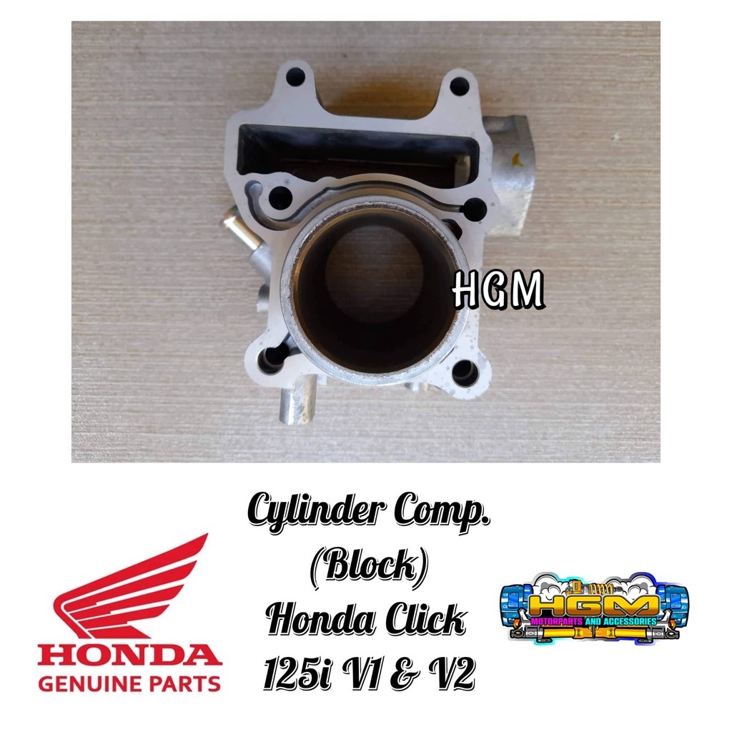 CYLINDER COMP. (BLOCK) HONDA CLICK 125i V1&V2 | 12100-KZR-600 | Shopee ...