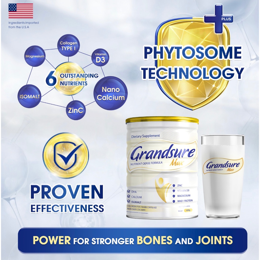 Authentic Grandsure Max Colostrum Milk for Joints Bones and Muscles ...