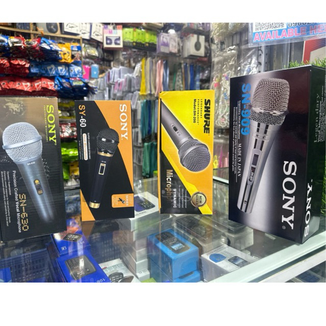 microphone SY-60 SN-630 SN-909 SH-200 | Shopee Philippines