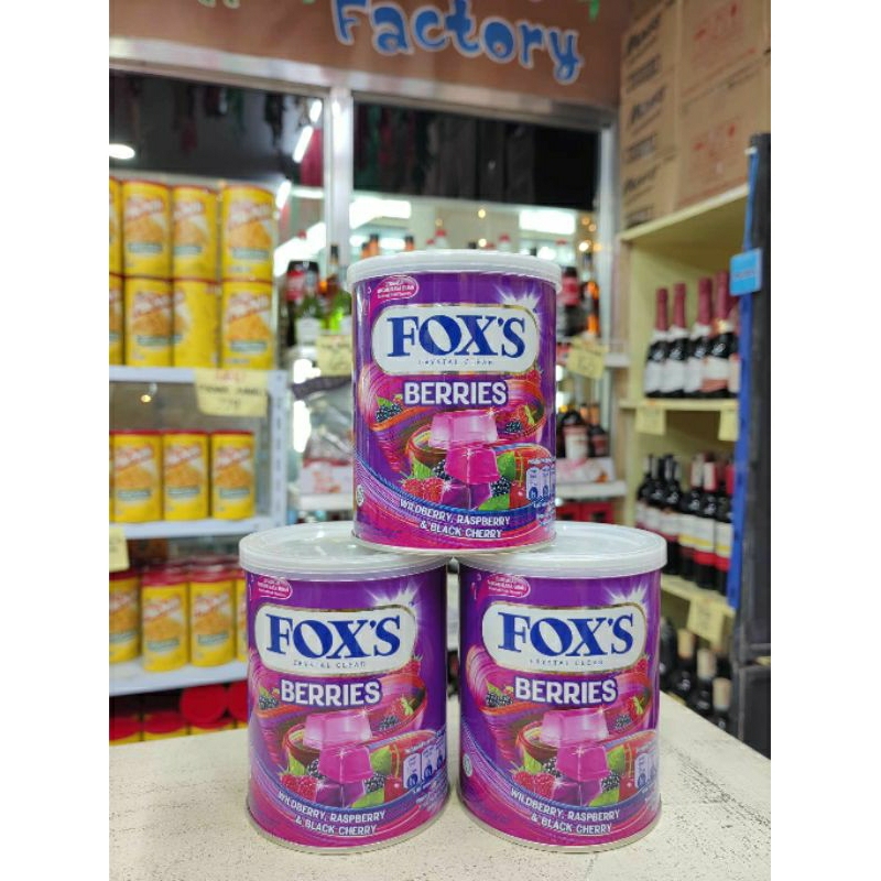 Fox's Crystal Clear Berries Candy Tin Can 180g | Shopee Philippines