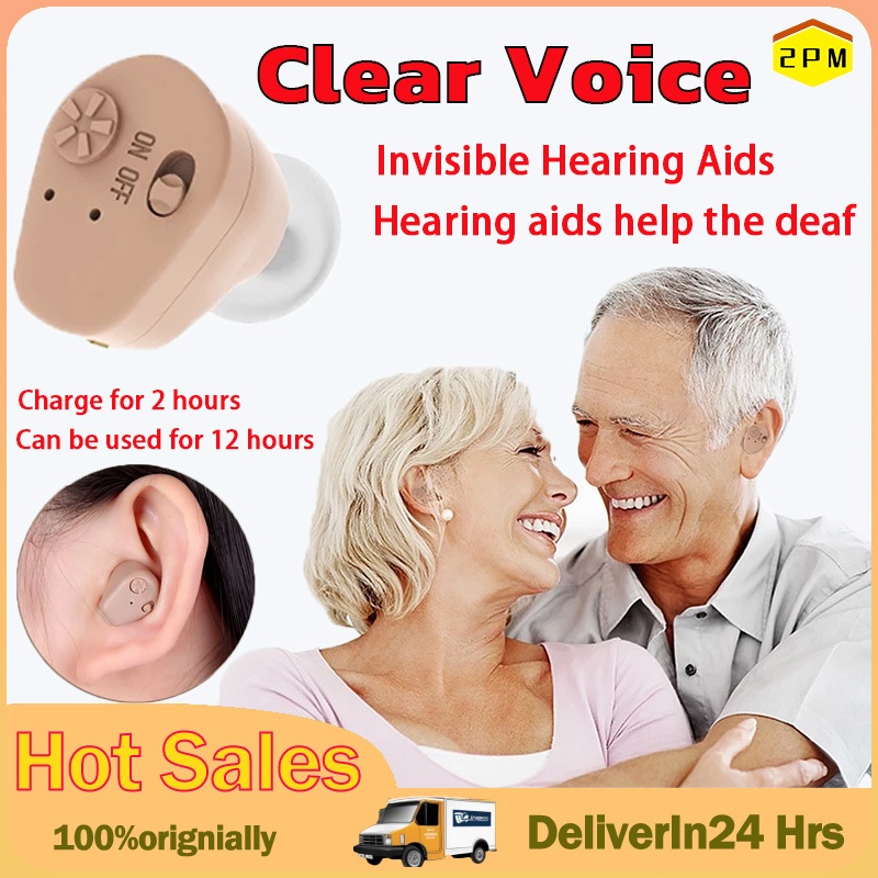 Hearing Aid Original Hearing Aids Rechargeable Invisible Elderly Deaf ...