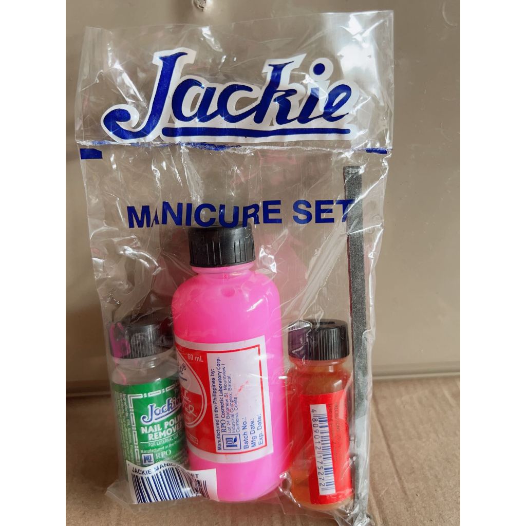 5IN1 MANICURE SET FOR NAILS FOR JACKIE SET PER PACK 5 IN 1 | Shopee Philippines