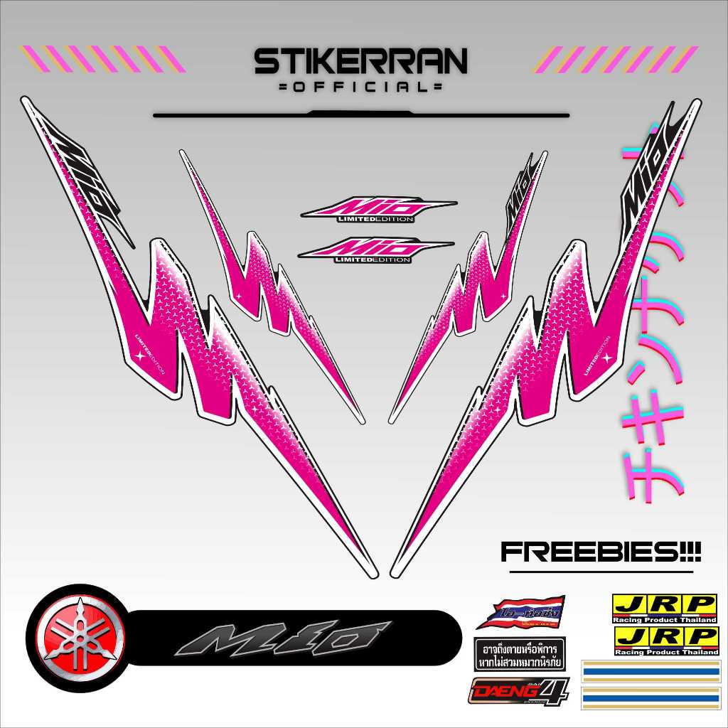 MIO SPORTY / MIO 1 INDO STAR DECALS | Shopee Philippines