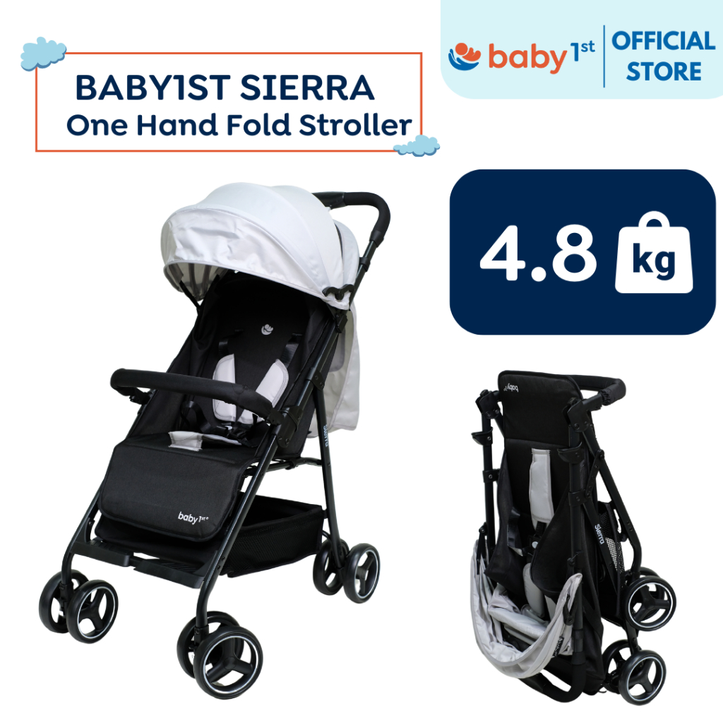 Baby 1st Sierra Lightweight One Hand Foldable Stroller | Shopee Philippines