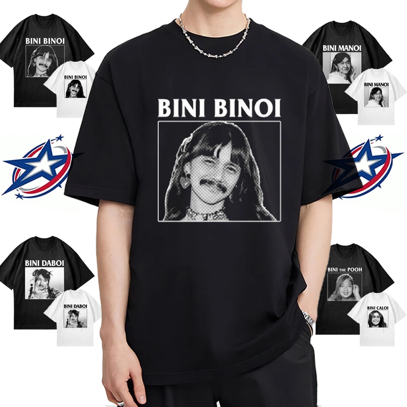 Spoof Shirt Bini Shirt - Bini Manoi Daboi Binoi——BINI Fan T-shirt ...