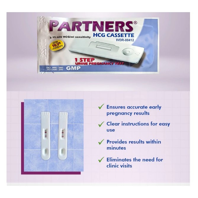 (Lees--J) Partners Pregnancy Test Kit (Per piece) | Shopee Philippines