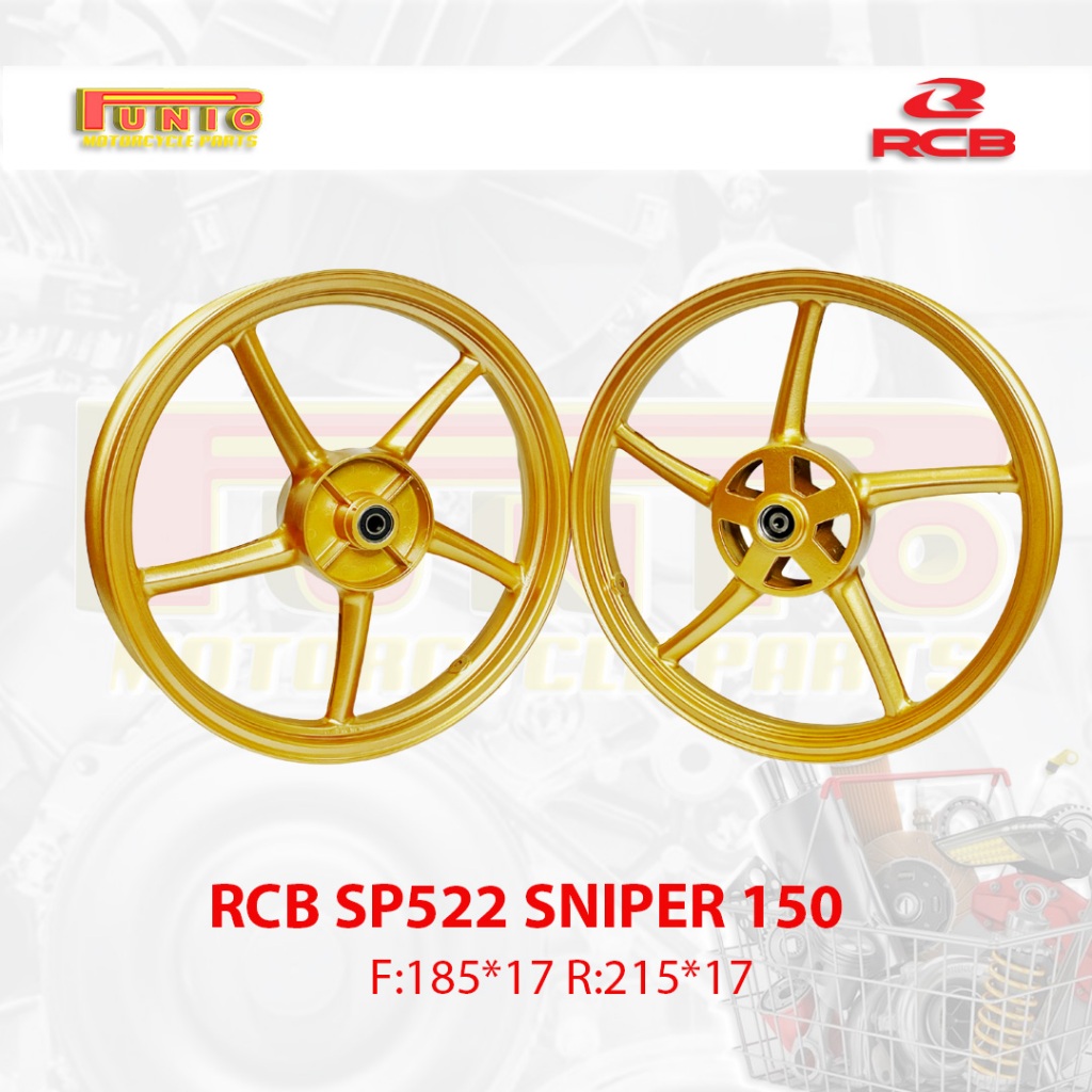 RCB SPORT RIM MAGS SP522 CLICK125/150/MIO SPORTY/RAIDER150/ SNIPER150 ...