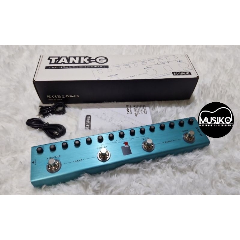 Tank G V2 Multi Effects Pedal 36 Presets, 9 Preamps and 8 IR Cab slots ...