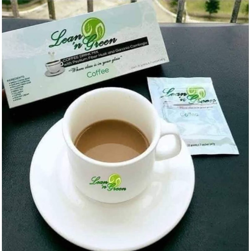 Original Lean n Green Coffee 7 sachet/box | Shopee Philippines