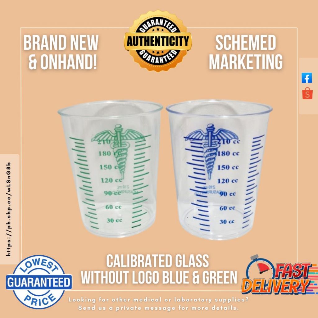 Calibrated Glass without Logo (Blue and Green) | Shopee Philippines