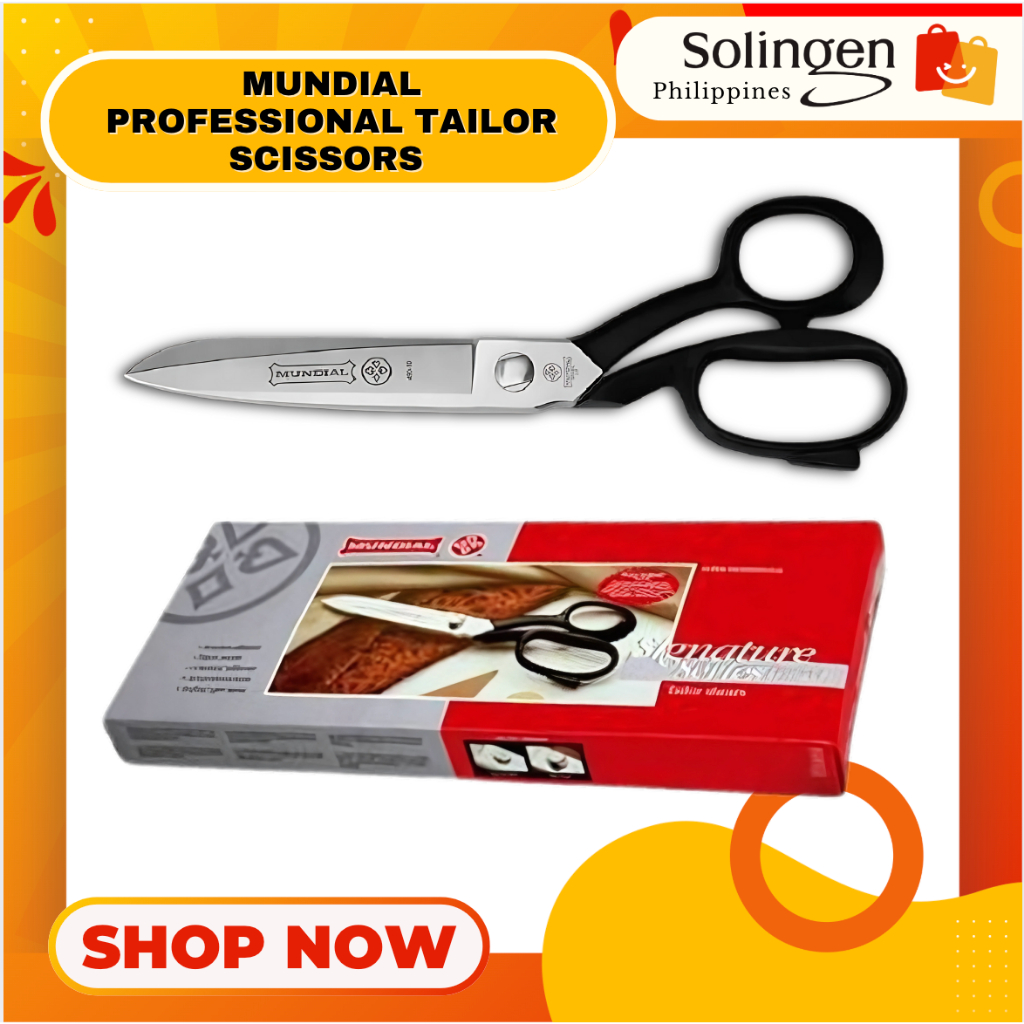 Mundial Professional Tailor Scissors HEAVY DUTY& READY TO USE ( Size 8 ...
