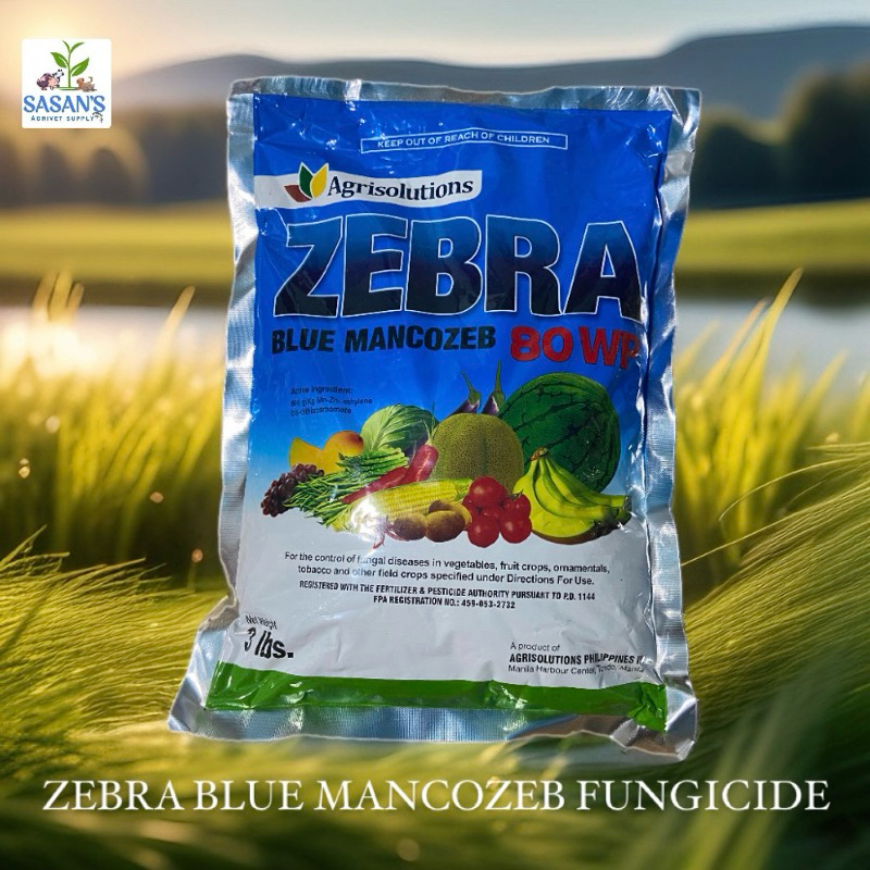 ZEBRA BLUE MANCOZEB FUNGICIDE 3LBS. | Shopee Philippines