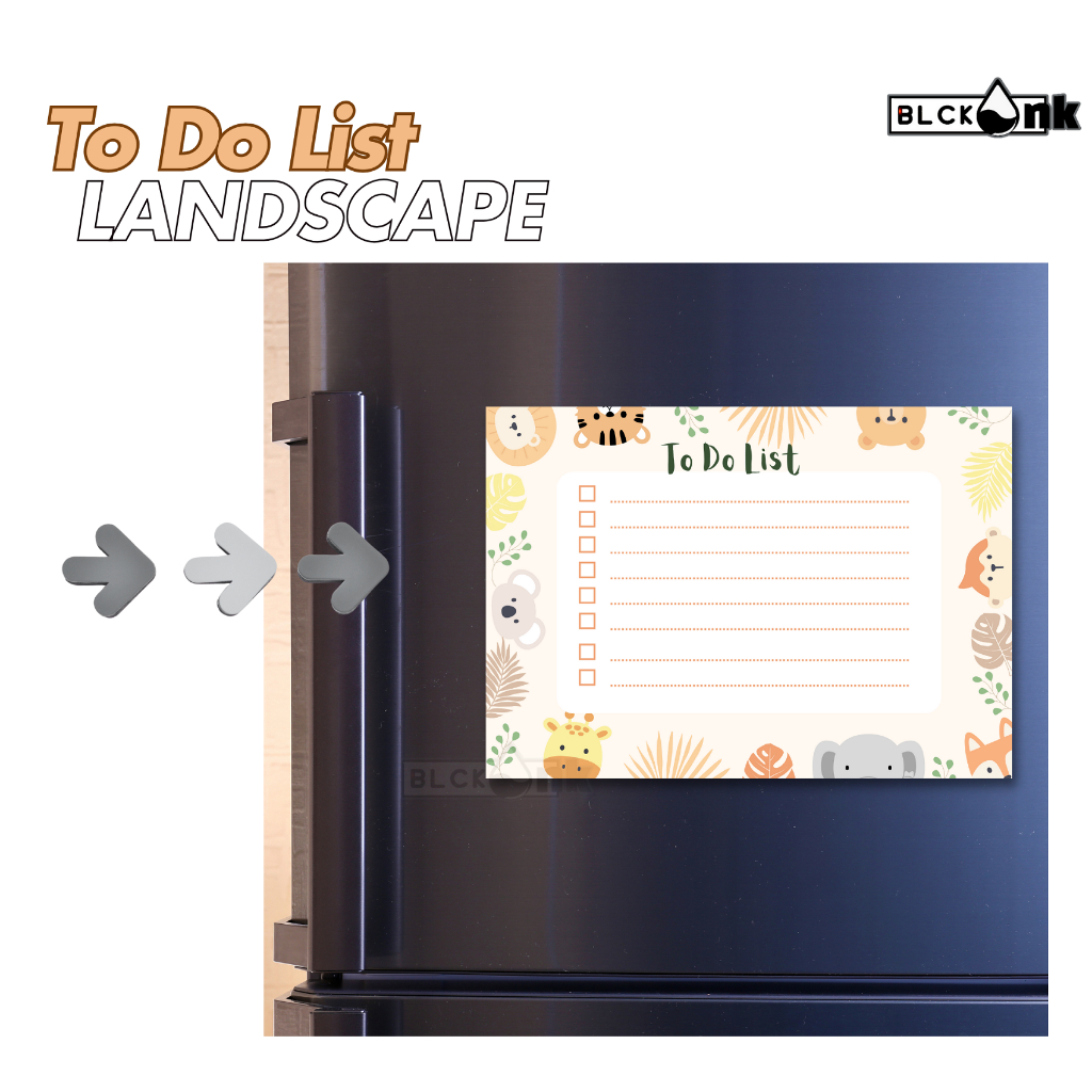 A4 Size Magnetic To-Do List Planner with free erasable marker | Shopee ...